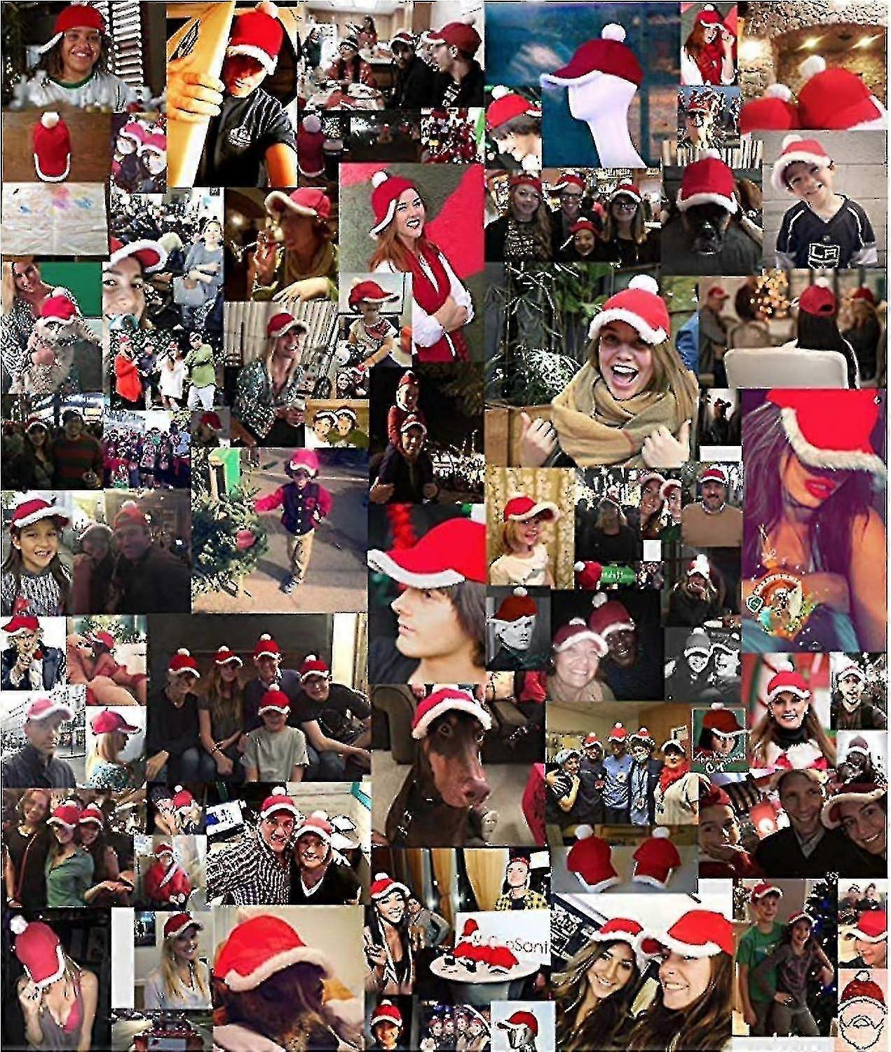 Festive Santa Cap! Funny Christmas Santa Hat Adjustable Fashion Santa ...