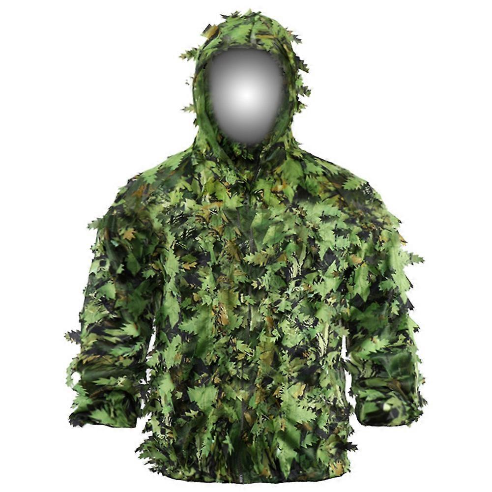 Sticky Flower Leaves Camouflage Suit Hunting Suit Woodland Camouflage ...