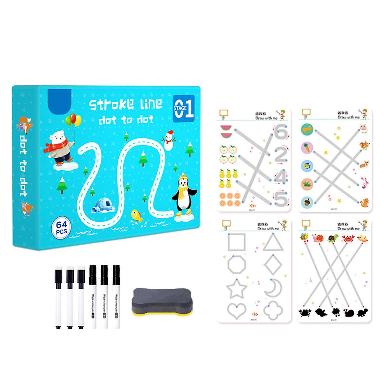 Tracing Book for Kids - All-in-One Pencil Control Workbook with Tracing ...