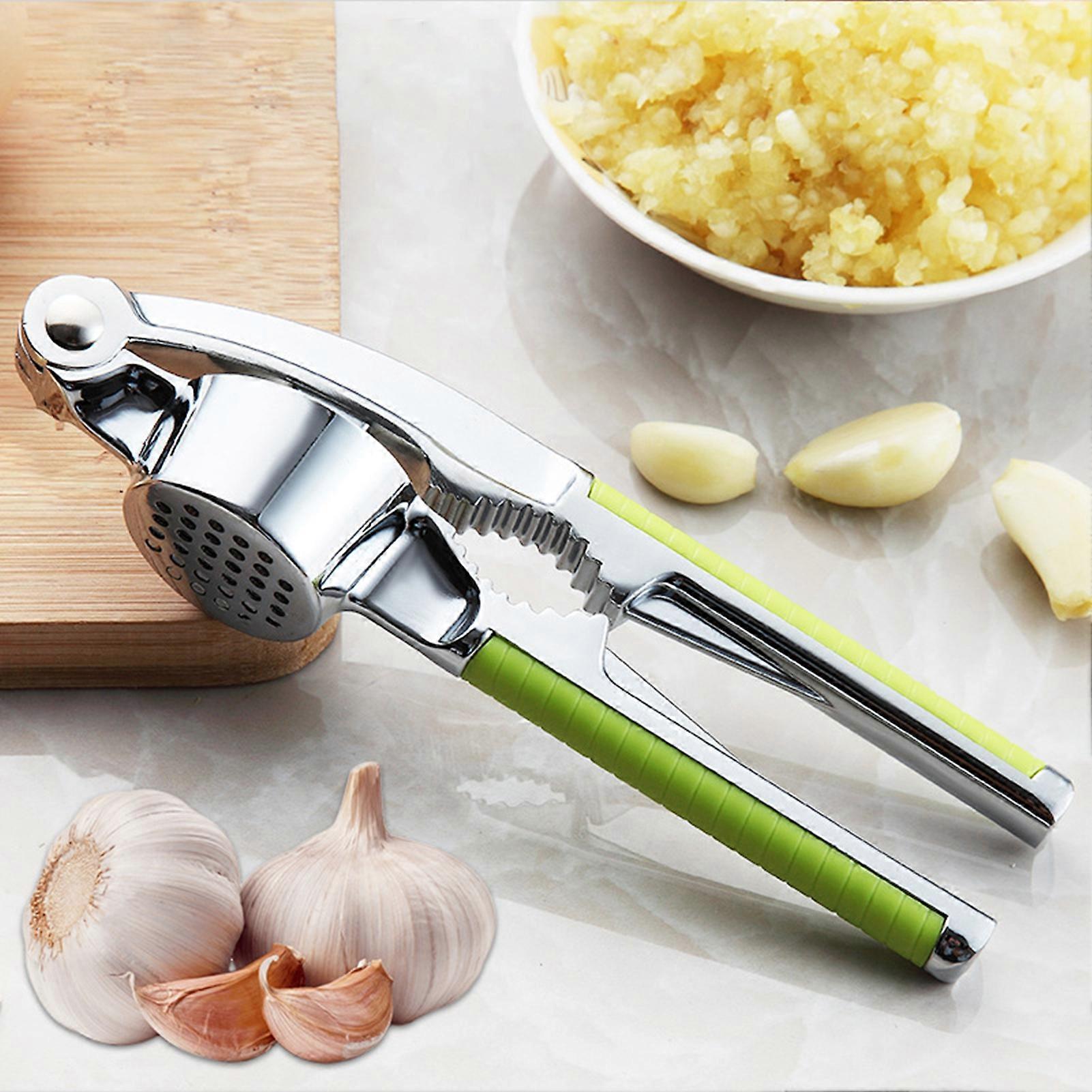 Garlic Press Anti-slip Handle Labor-saving Zinc Alloy Simple Operation ...