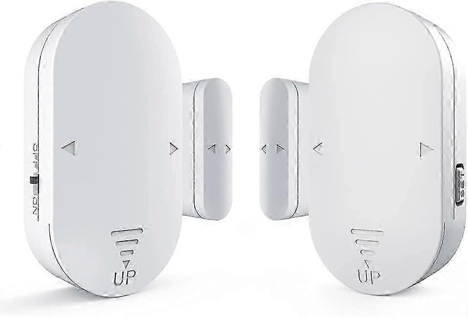 2 Pcs Door Alarm, 130 dB Door and Window Alarm, 5 Alarm Modes Wireless ...