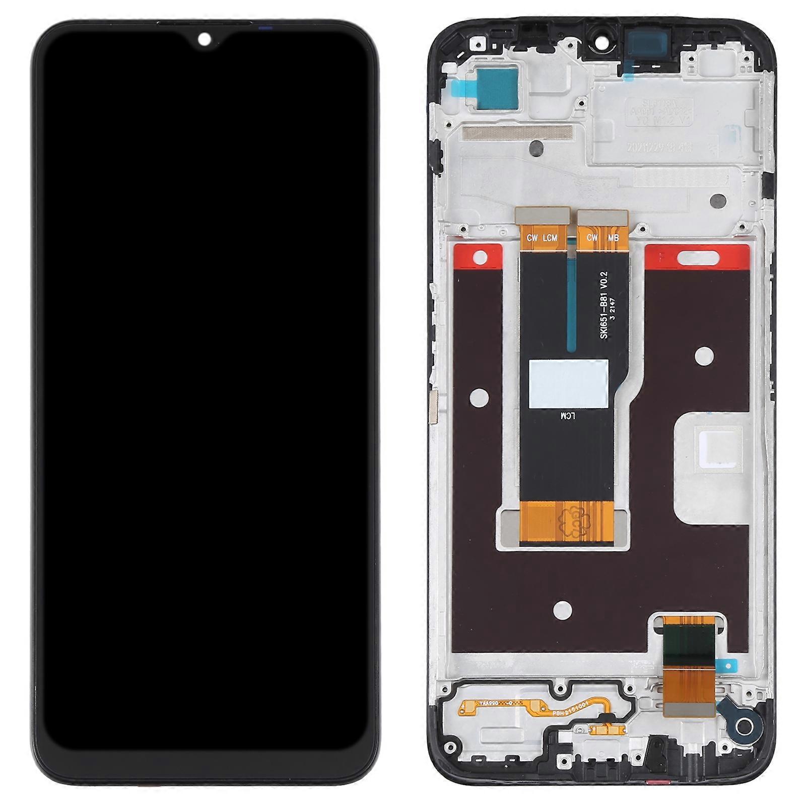 LCD Screen and Digitizer Full Assembly with Frame For Realme C31 ...