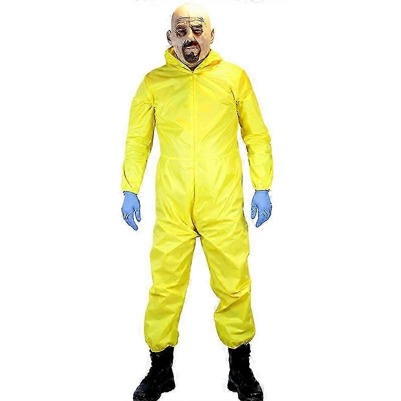 Breaking bad DIY Walter White Toxic Suit Adult cosplay Halloween ...