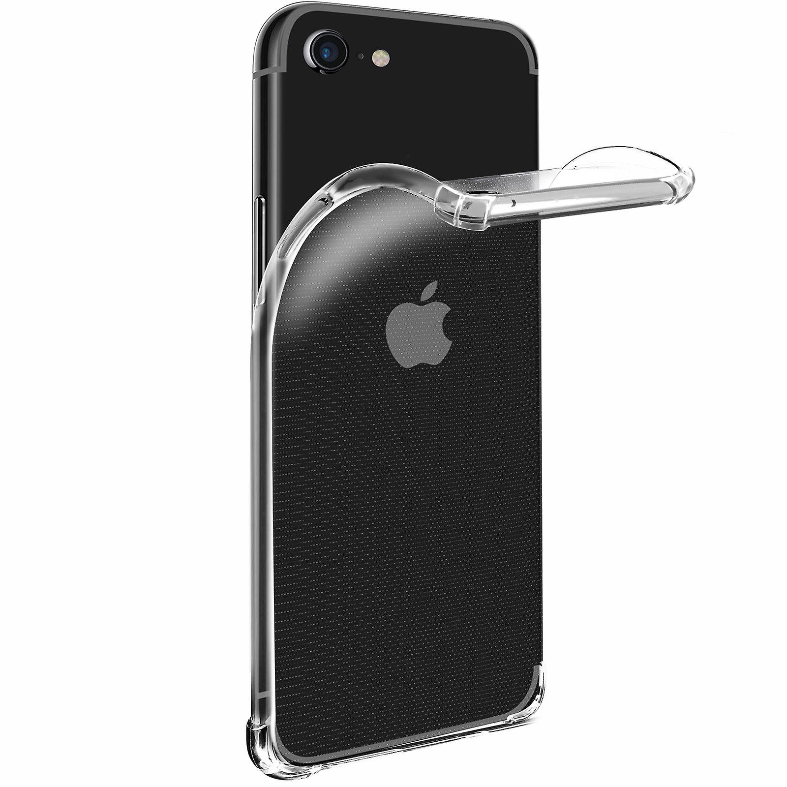 Back cover for iPhone SE 2020/8/7 Flexible Case with Bumper Corners ...