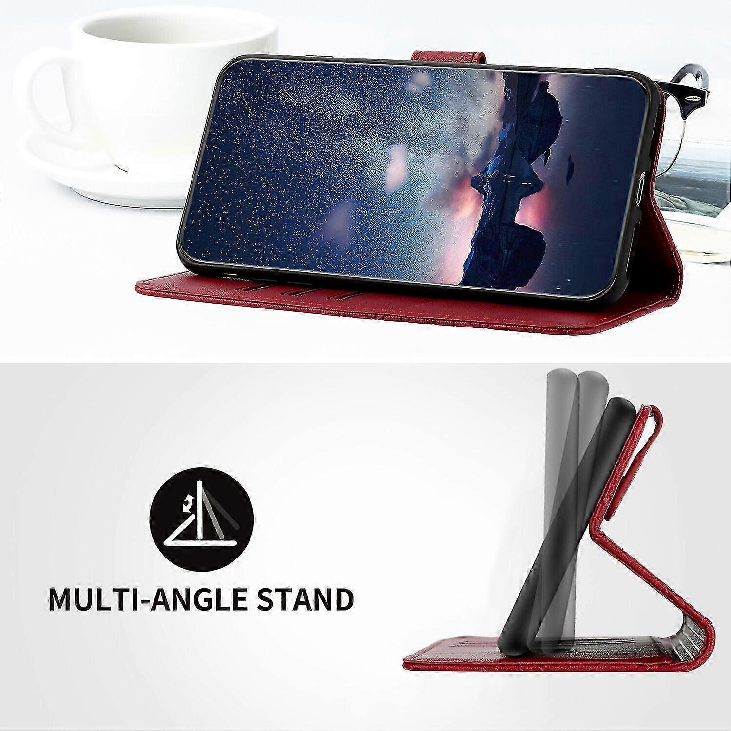 Case for Samsung Galaxy A50 Kickstand Protective Folio Book PU Leat ...