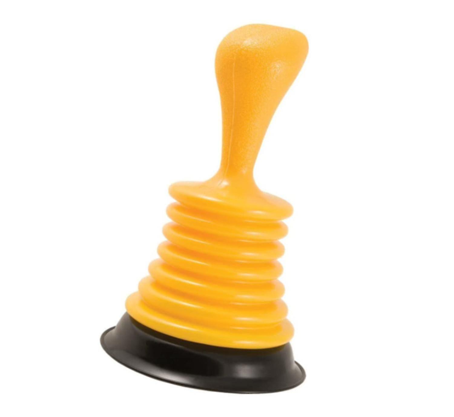 2 Small Compact Plunger Powerful Ergonomic Handle Bathroom Kitchen Sink ...