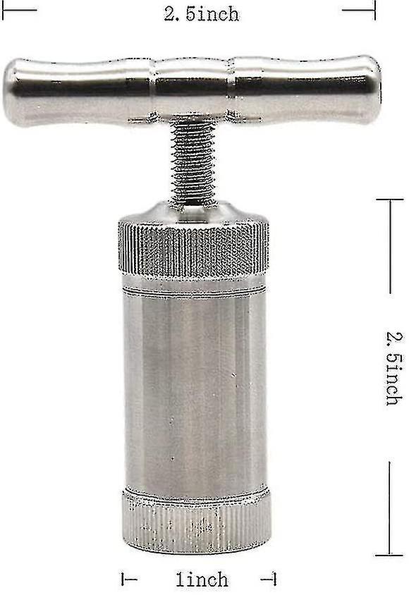 Stainless Steel Pollen Press T Press Handle Tool Heavy Duty Durable 100 ...