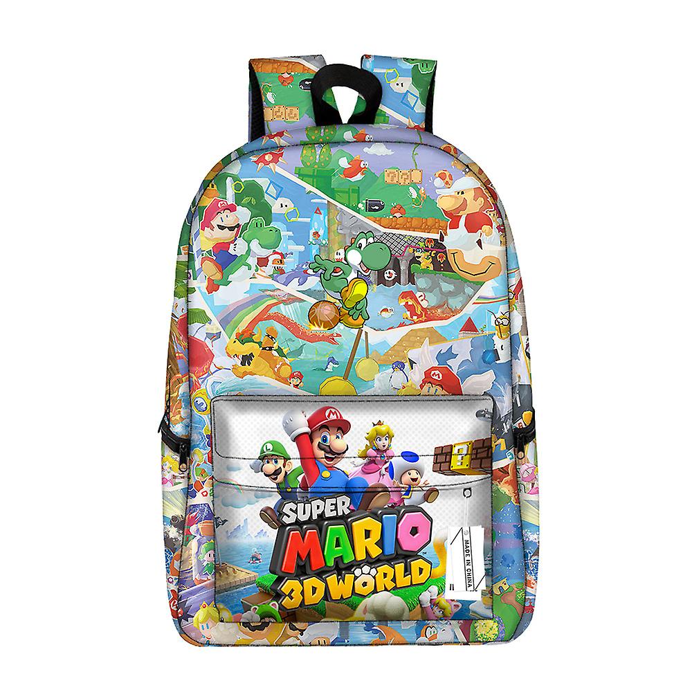 Super Mario Bros Backpack for Children School Backpacks Student ...