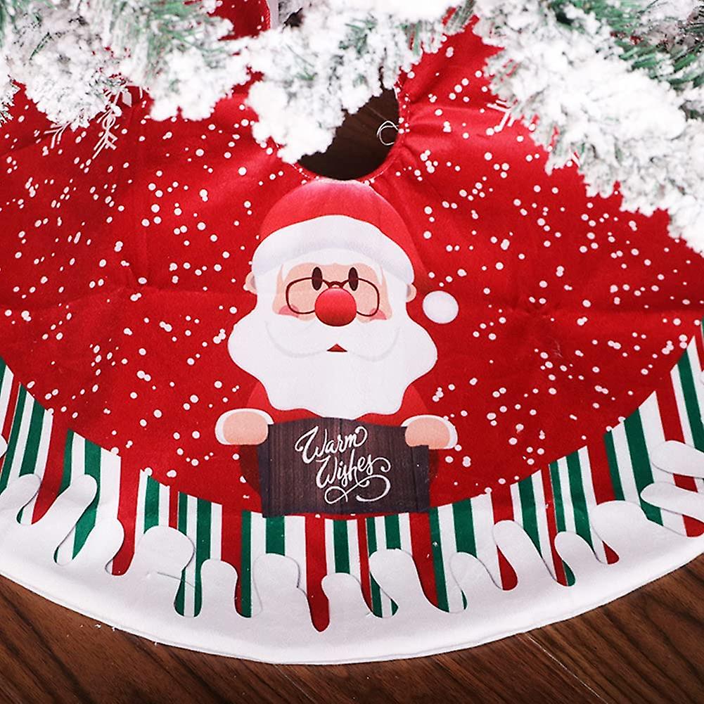 Round Christmas Tree Skirt, Christmas Tree Skirt, Christmas Tree Apron ...