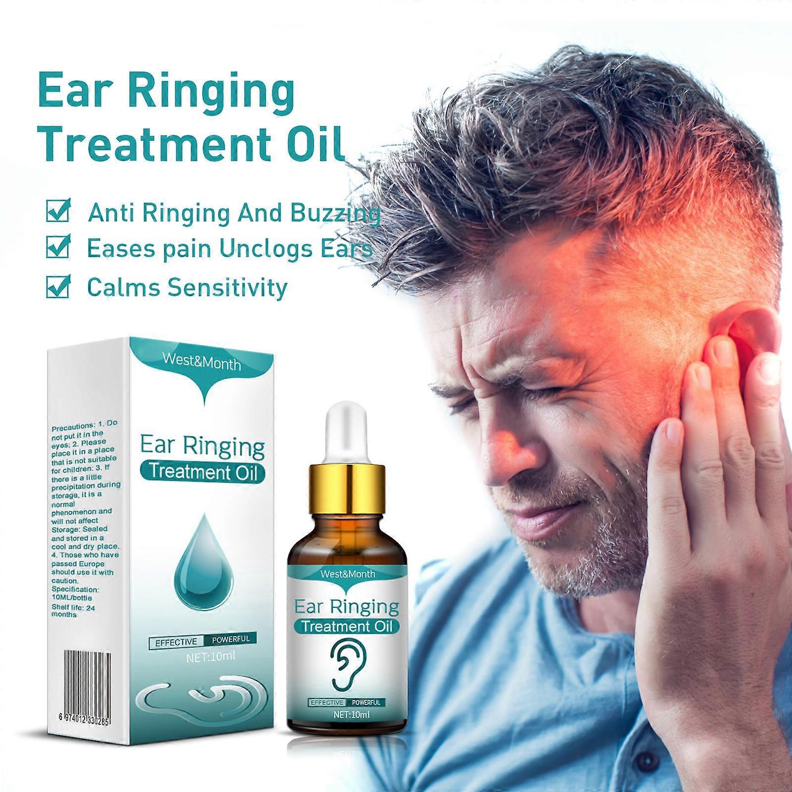 Tinnitus Ear Drop Ears Ringing Relief Treatment Oil Ear Infection Care ...