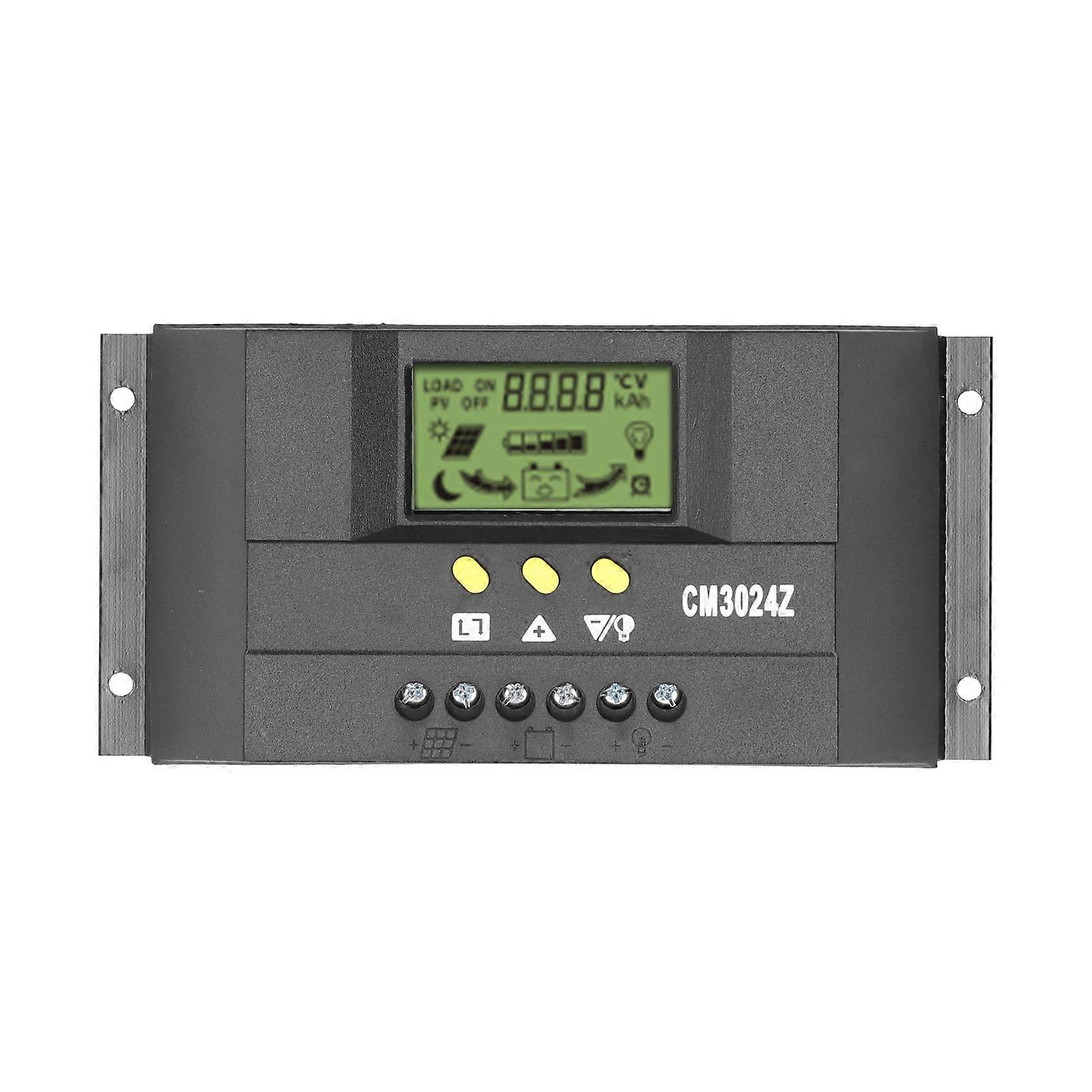 CM3024Z PWM Solar Charge Controller LCD Display Solar Panel Intelligent ...