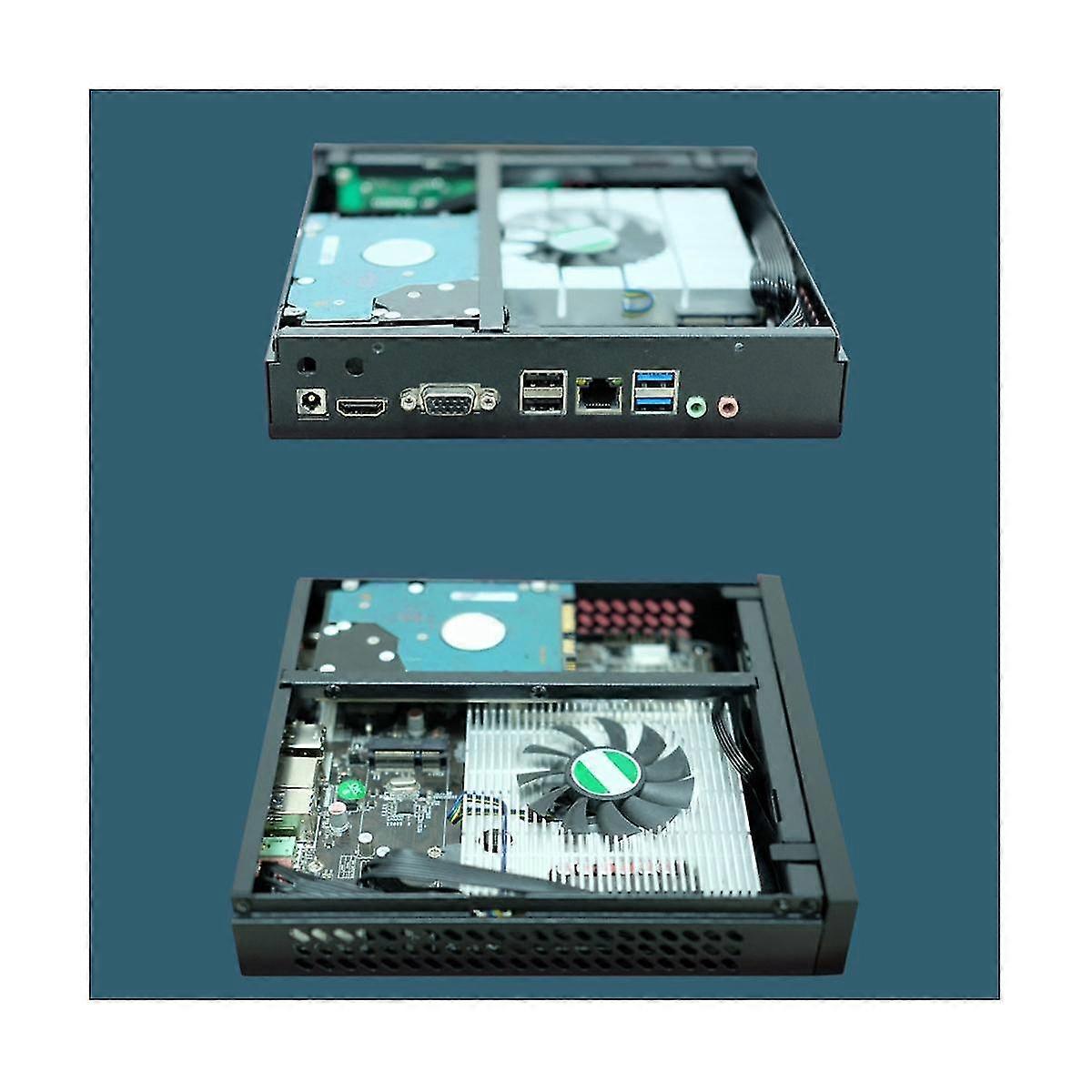 Dx01 Thin Mini Itx Desktop Computer Chassis Thin Half Height Computer ...