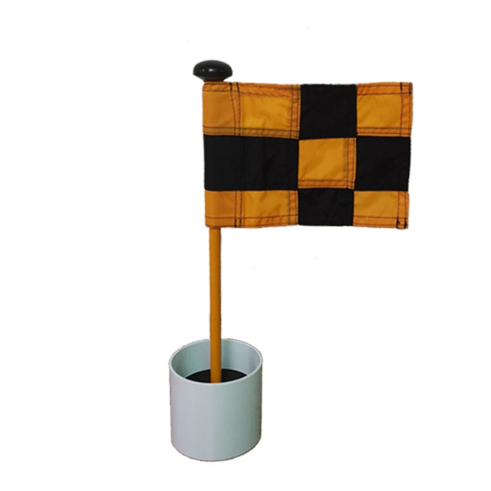 Portable Detachable Golf Flagsticks Putting Green Flags Hole Cup Golf ...