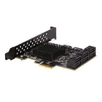 Pcie Sata Card 8 Port, 6gbps Sata 3.0 Pcie Card, Pcie To Sata ...