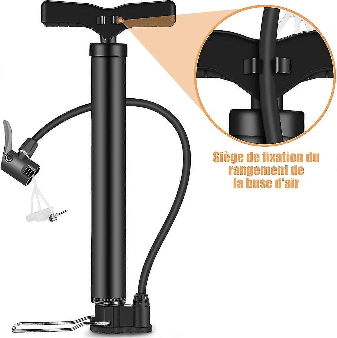 Portable Floor Pump With Auto-reversing Presta And Schrader Valves ...