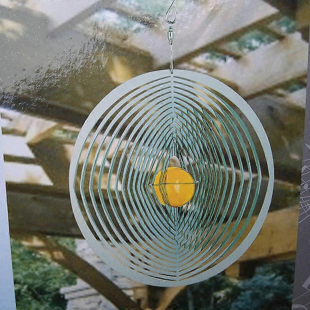 360 Rotating Wind Spinner Stainless Steel 3d Flowing Light Effect Decor ...