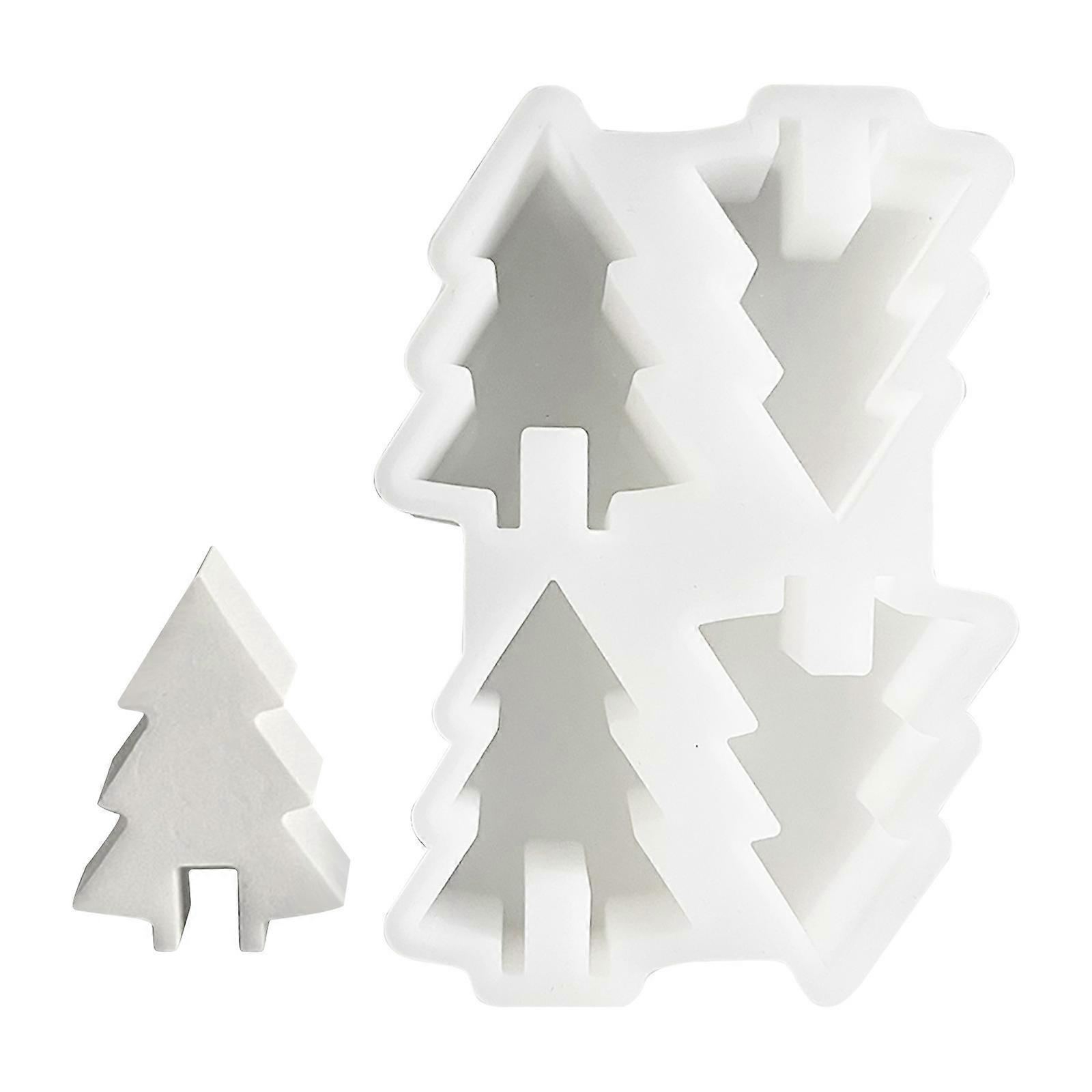 Christmas Tree Insert Ornament Molds Small Tree Plaster Molds Plaster ...