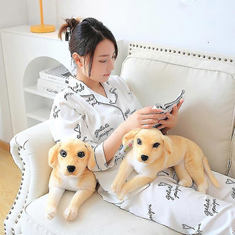 Simulation Golden Retriever Doll Plush Toys Cute Large Dog Guide Dog ...