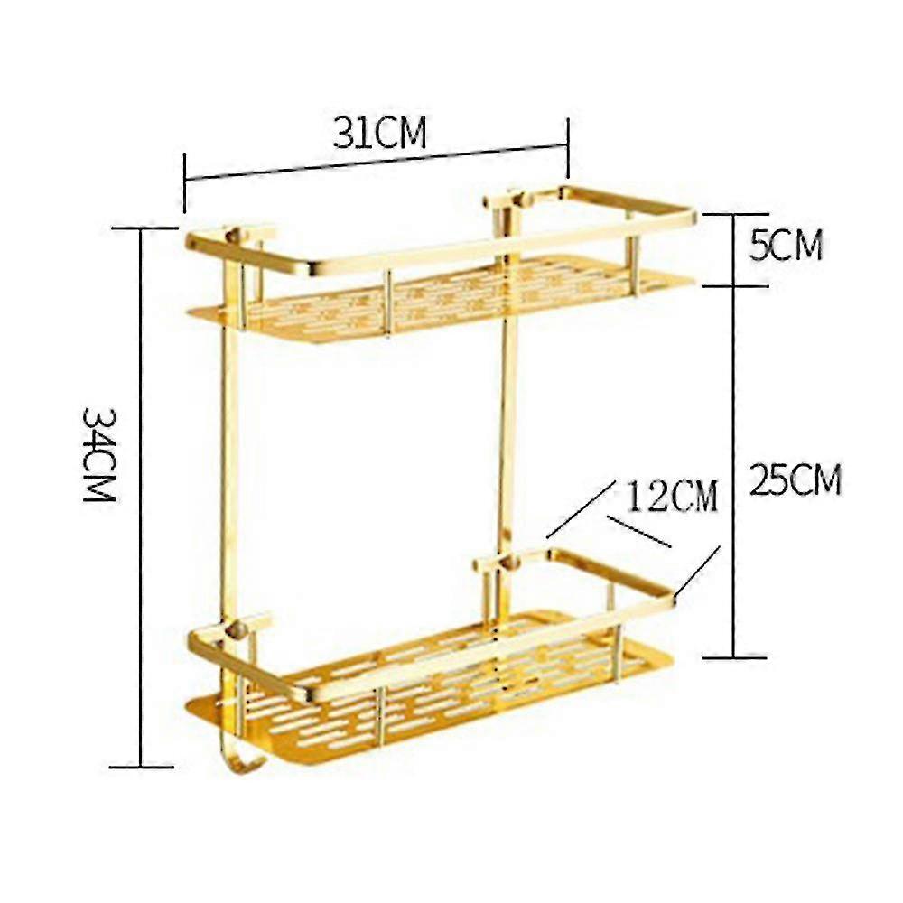 Shower Caddy Hanging Razor And Sponge Adhesive Shower Shelf Bathroom ...