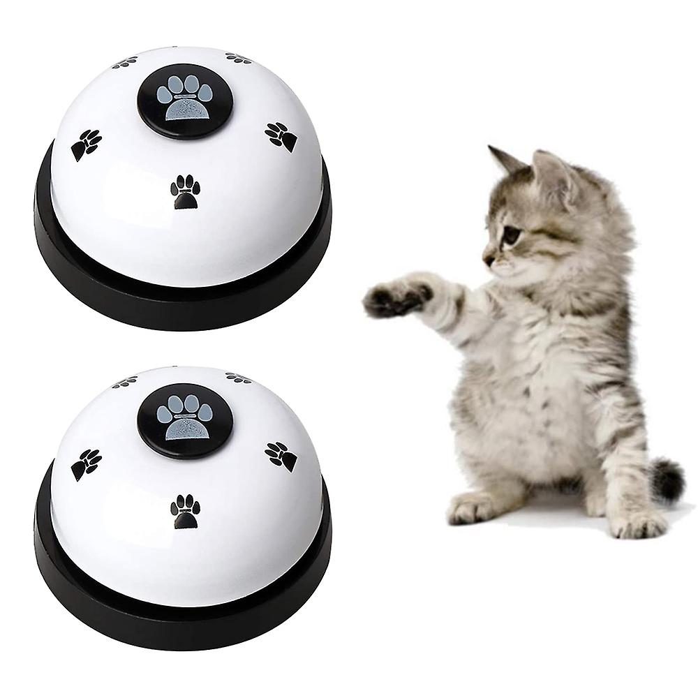 Pet Bell, 2 Pack Metal Bell Dog Training With Non Skid Rubber Bottoms ...