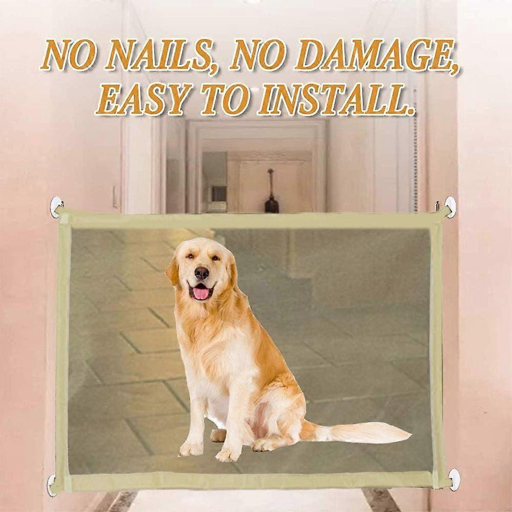 2024 Suitable Magic Gate for Dogs, Foldable, Portable, Dog Safety Gate ...