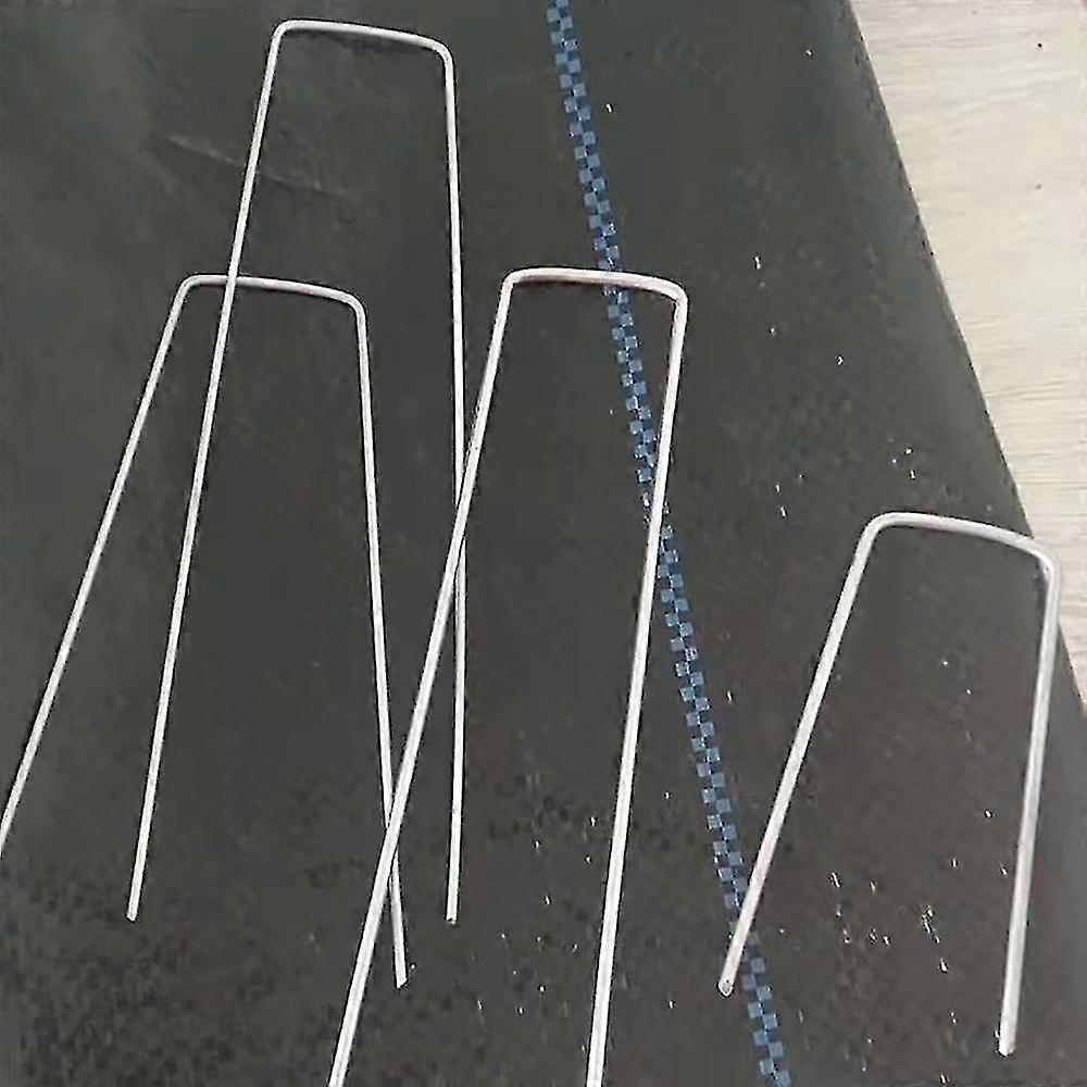 Galvanized Iron U-shaped Garden Stake Beveled Cut End Design Garden ...