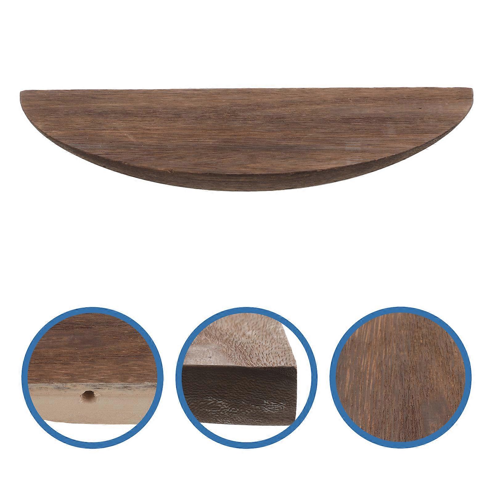 Wooden Floating Shelf Sundries Wall Rack Rustic Wall Floating Storage ...