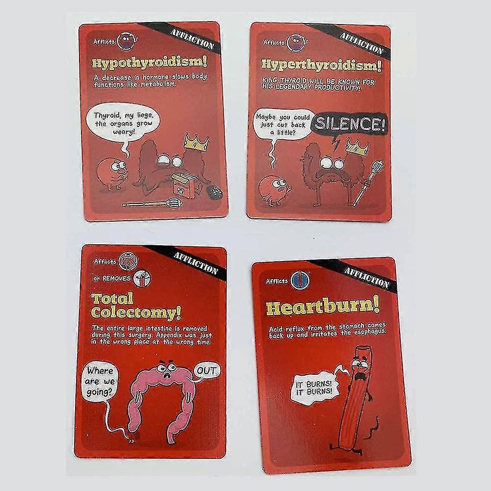 Organ Attack Funny Gathering Card Board Game Party Family Card Portable ...