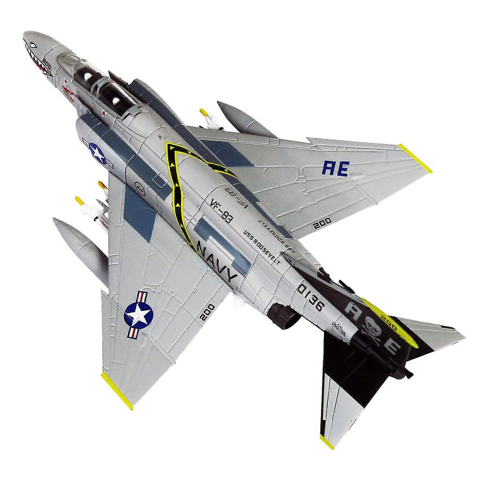 1:100 American F-4C Phantom II Simulation Alloy Supersonic Fighter ...