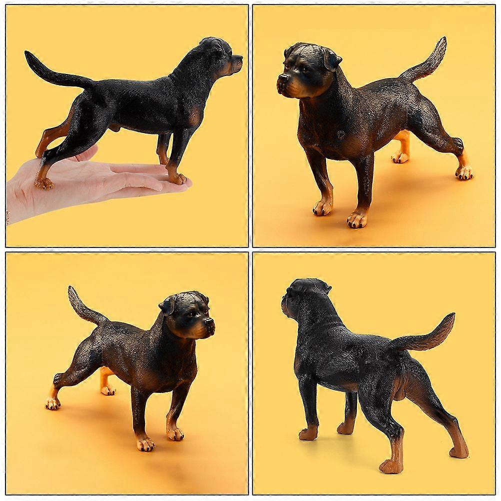 Simulatoiin Plastic Dog Figurine Decor Desktop Adornmet Decorative ...