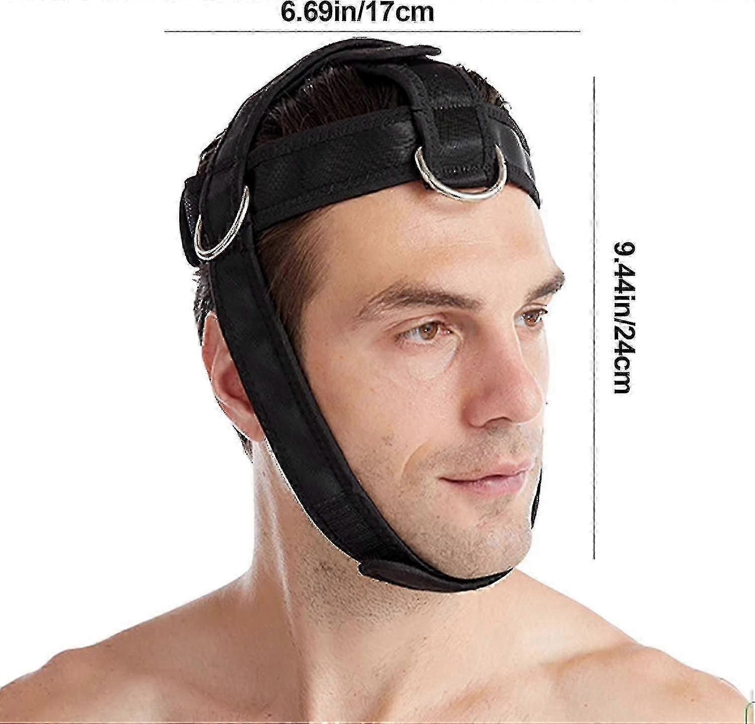 Fitness Neck Head Harness Neck Training Weight Lifting Strength Trainer ...