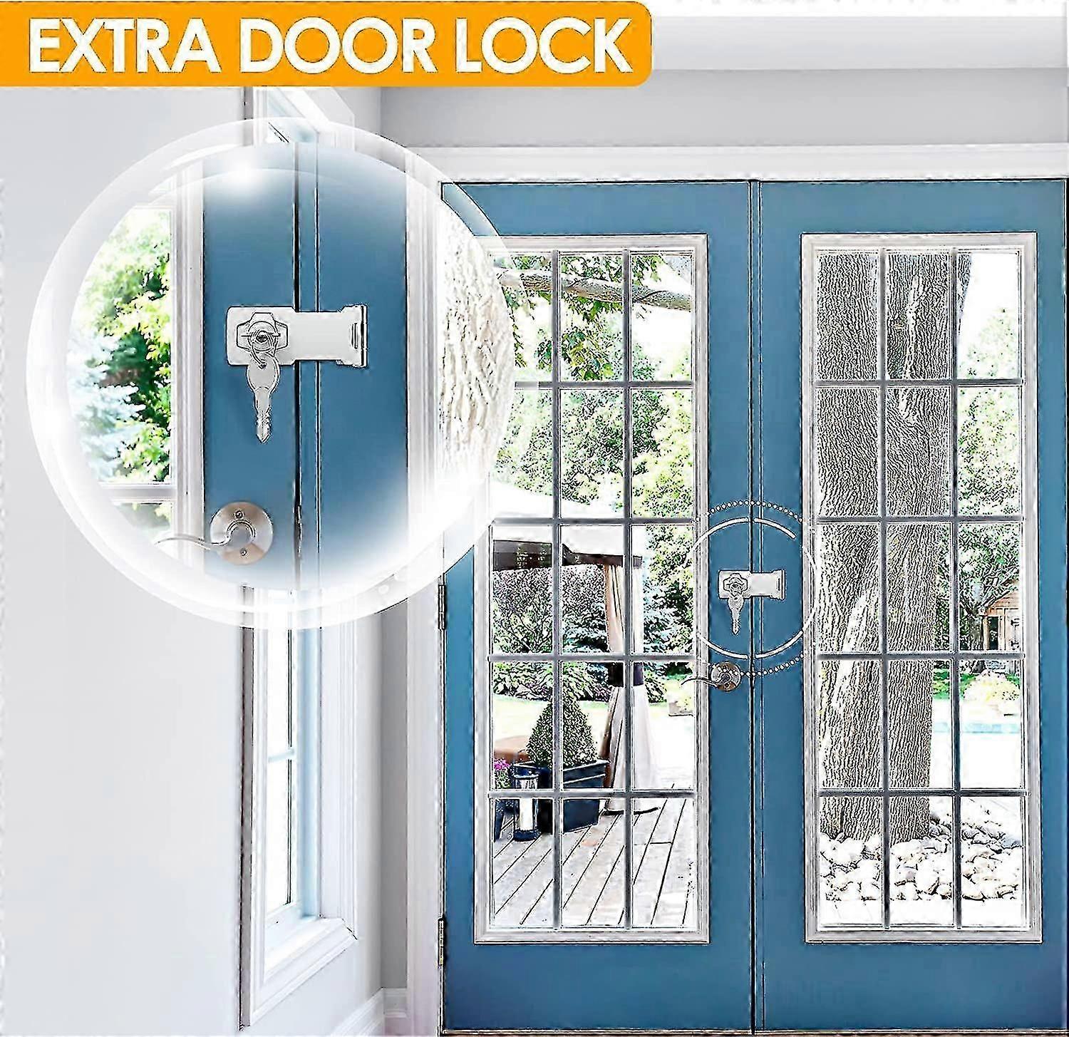 Cabinet Locks With Keys Door Latch - Hasp Lock For Drawers Cabinets ...