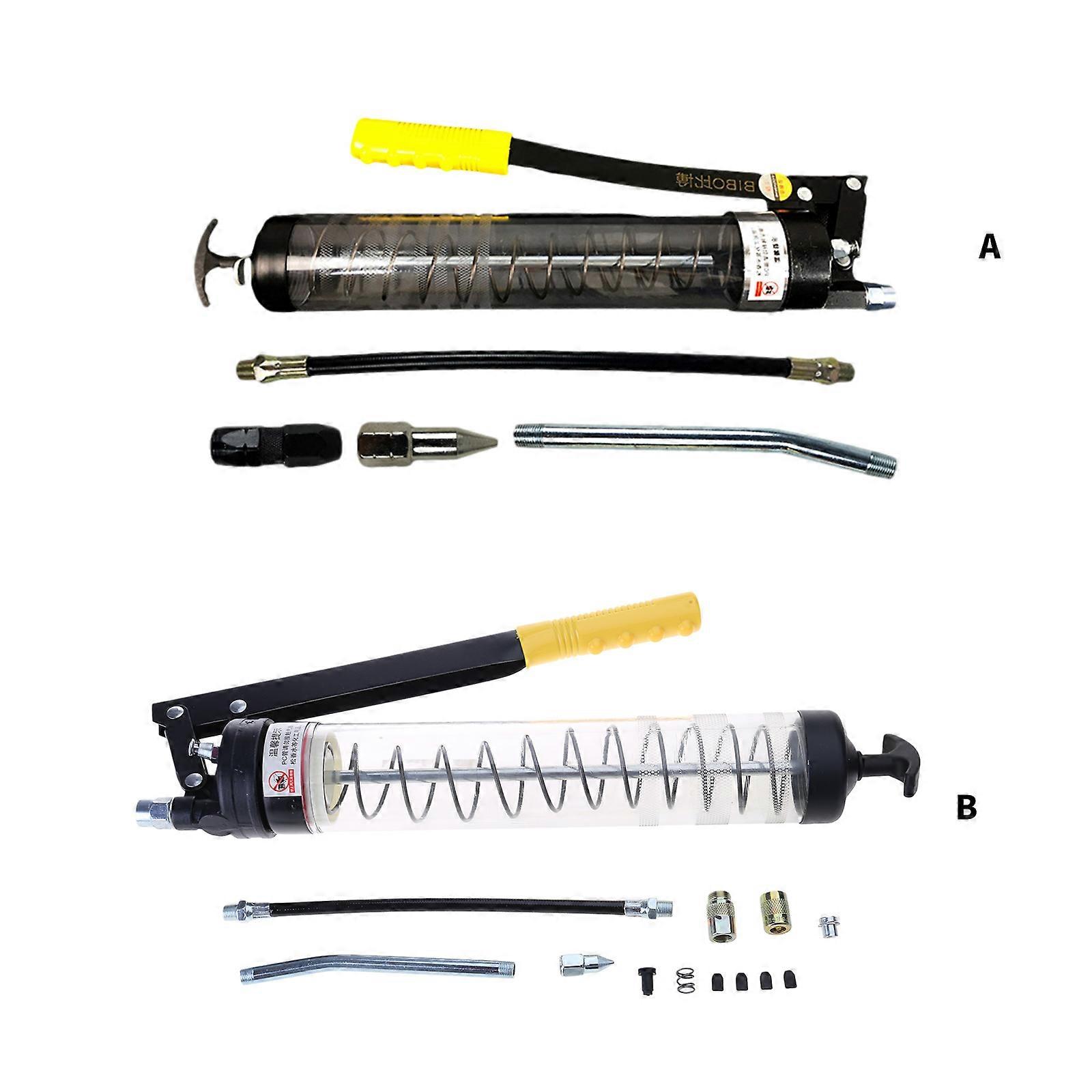 Transparent Explosion Proof 600cc Manual Grease Guns Grip with Hand ...