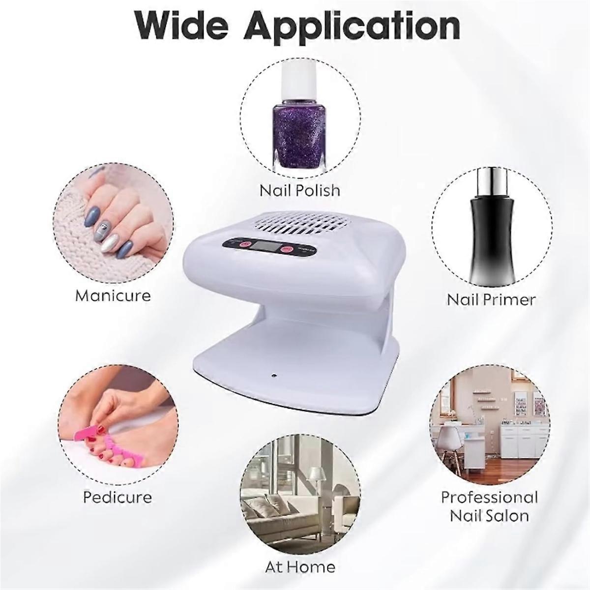 Nail Dryer for Regular Polish,300W Nail Drying Fan with Auto Sensor,Hot ...
