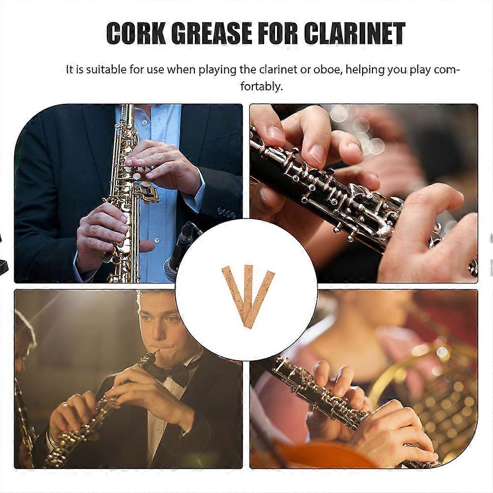 Clarinet Neck Cork Repair Kit for Instrument with 32Pcs Soft Cork Pads ...