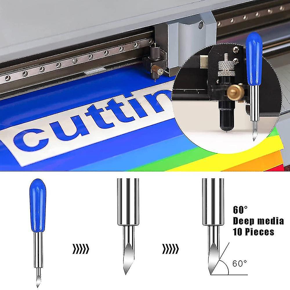 40 Pieces Cutting Blade 30/45/60 Degree Roland Engraving Knife General ...