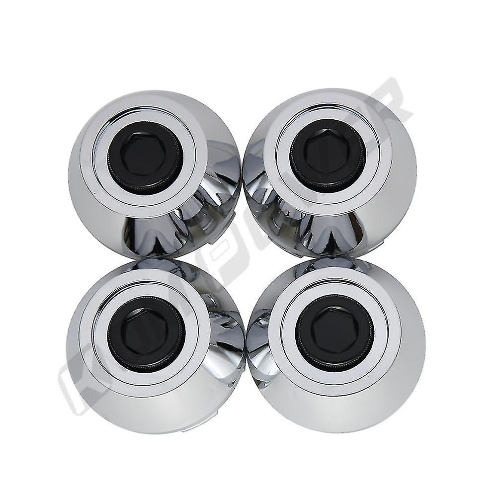 Car Styling 64mm Od / 61mm Id Wheel Center Cap Amp; Silver Sport Rim ...