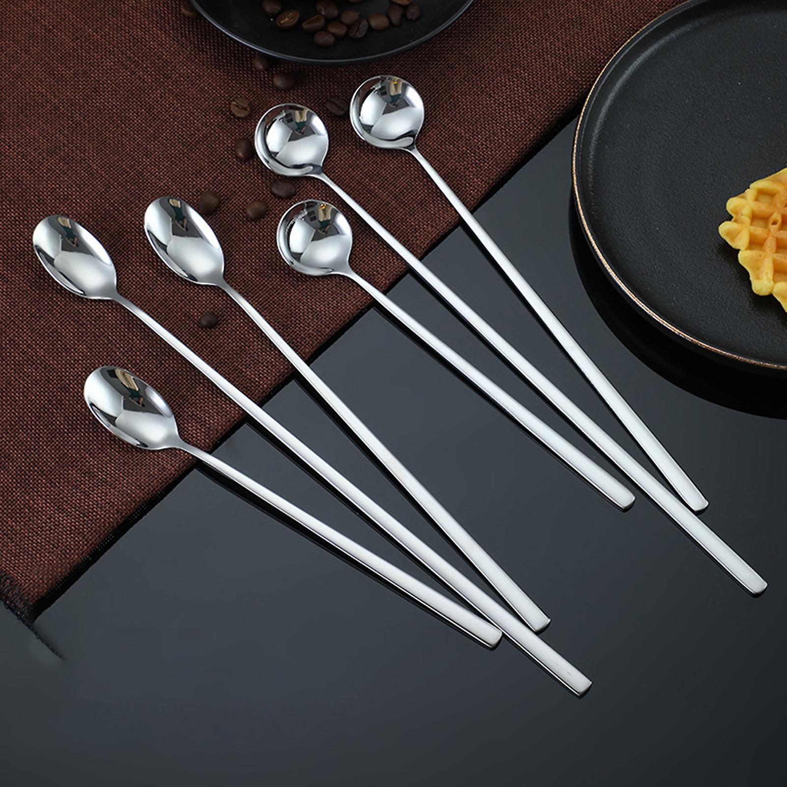 Stainless Steel Milk Stirring Spoon Ergonomic Design Grip Smooth ...
