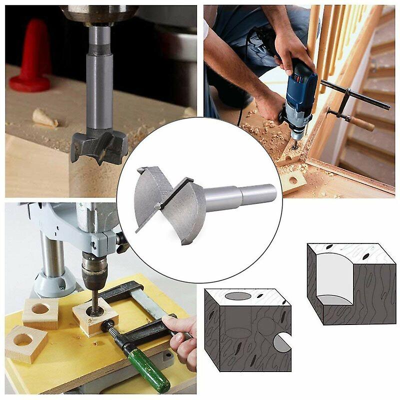 Woodworking Drill Bit Sets, 3Pcs (65/70/80MM) Carbide Wood Countersink ...