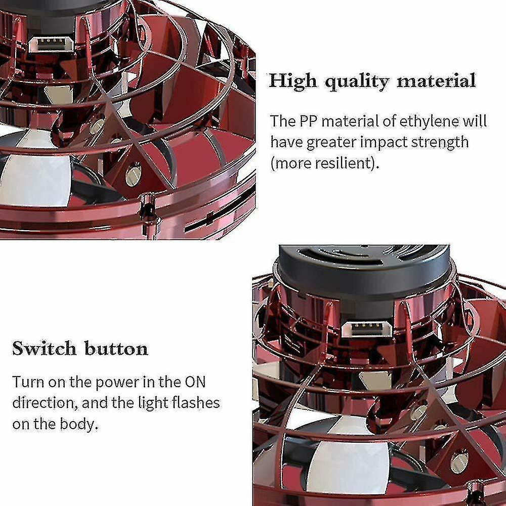 Flynova Drone Hovering Flying Spinner Boomerang Fidget Led Light Kids ...