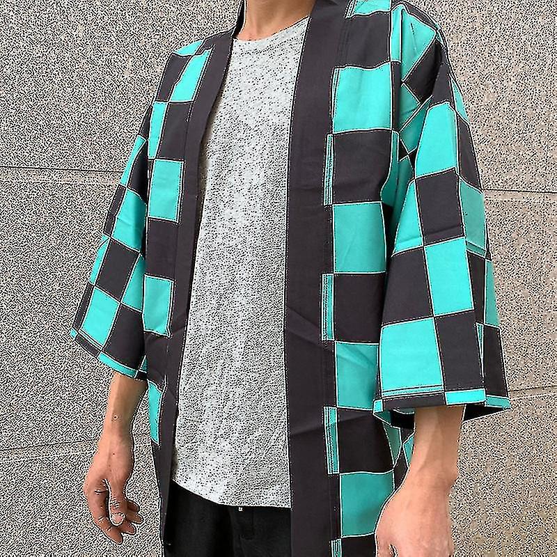 Demon Slayer Kimetsu No Yaiba Anime Haori Kimono Costumes Nezu | Fruugo AU