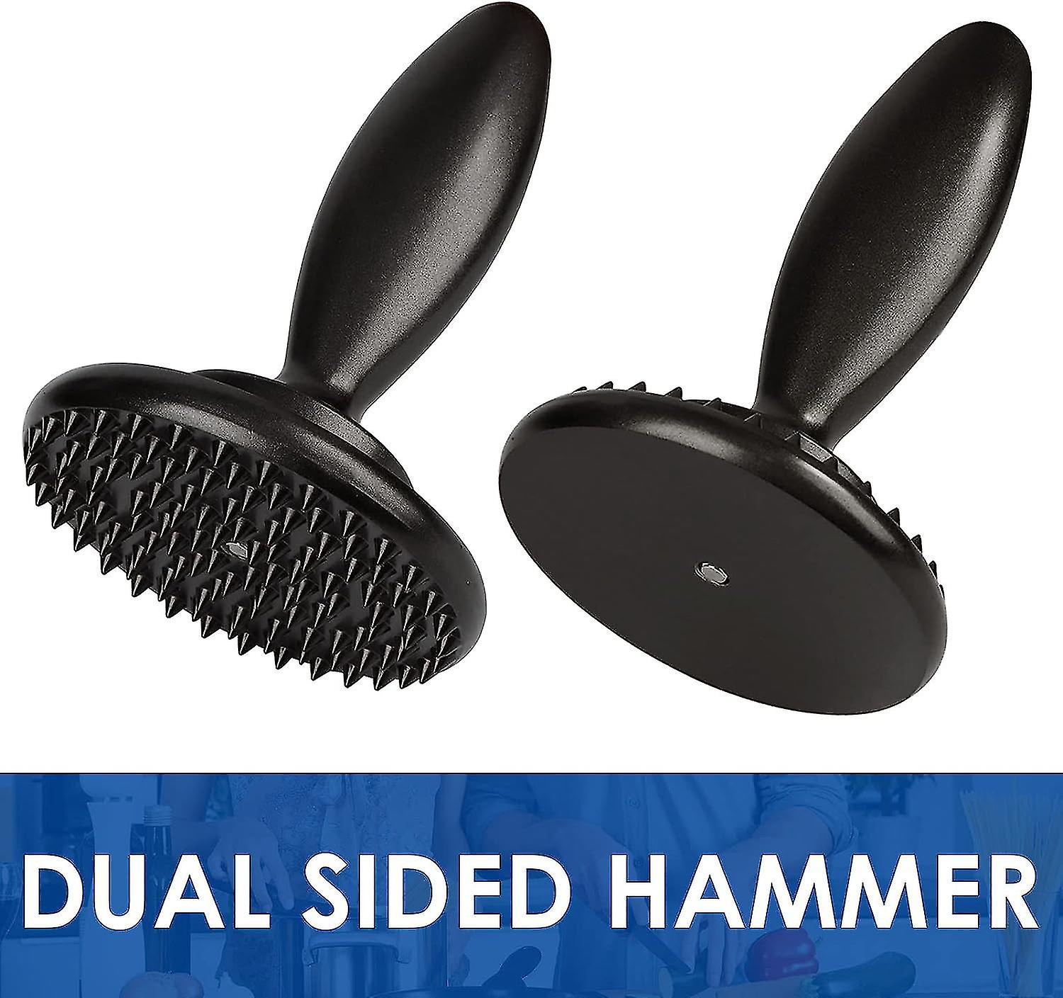 Reversible Meat Tenderizer, 3-in-1 Dual Sided Meat Tenderizer And ...