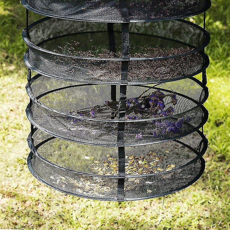 Net Herb Dryer 4 Layers Herb Dryer Black Mesh 60cm | Fruugo UK