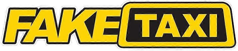 Fake Taxi Sticker | Funny Fake Taxi Car Sticker | Car Bumper Sticker ...