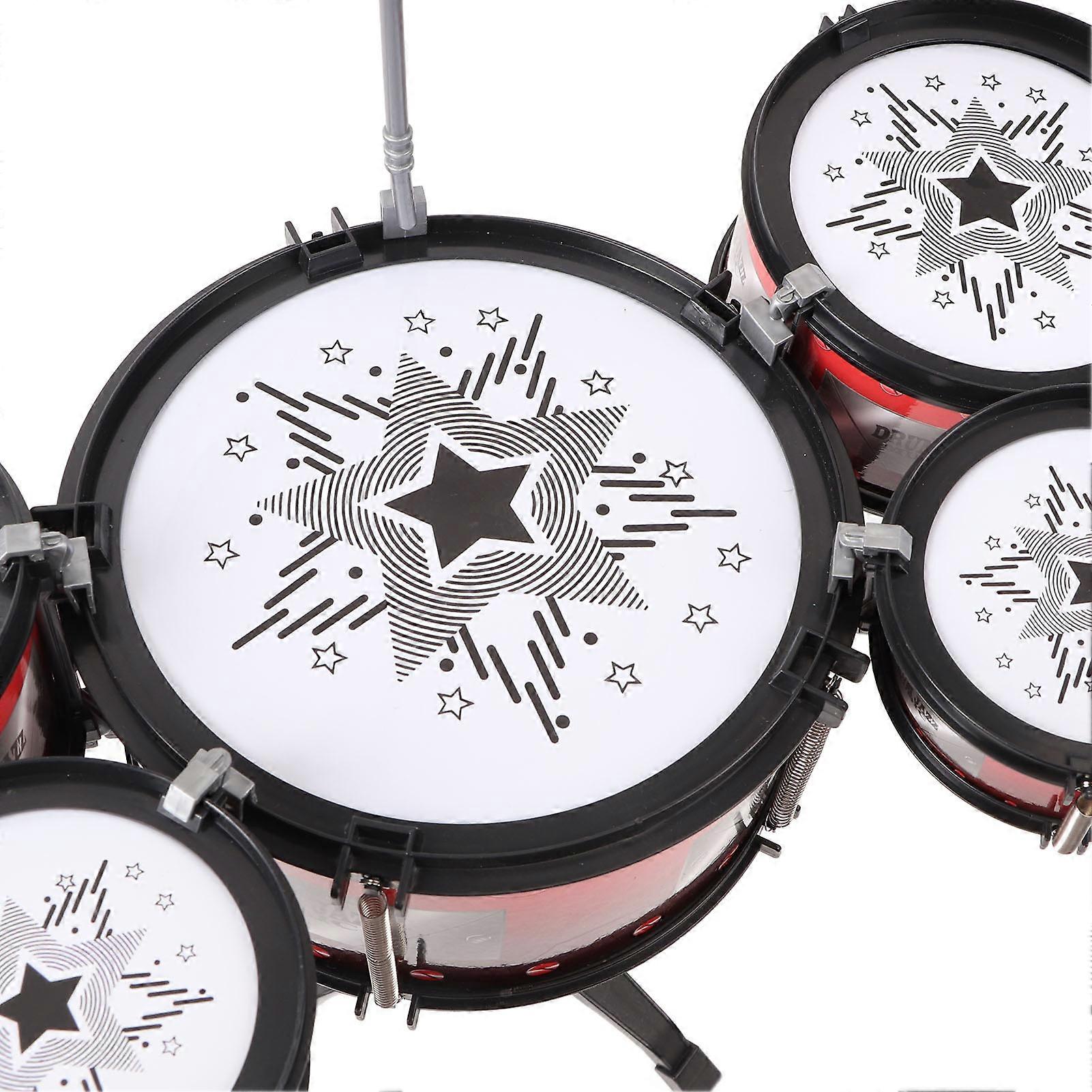 Musical Instrument Bass Drum Set Percussion Portable Rock Jazz Drum Kit ...