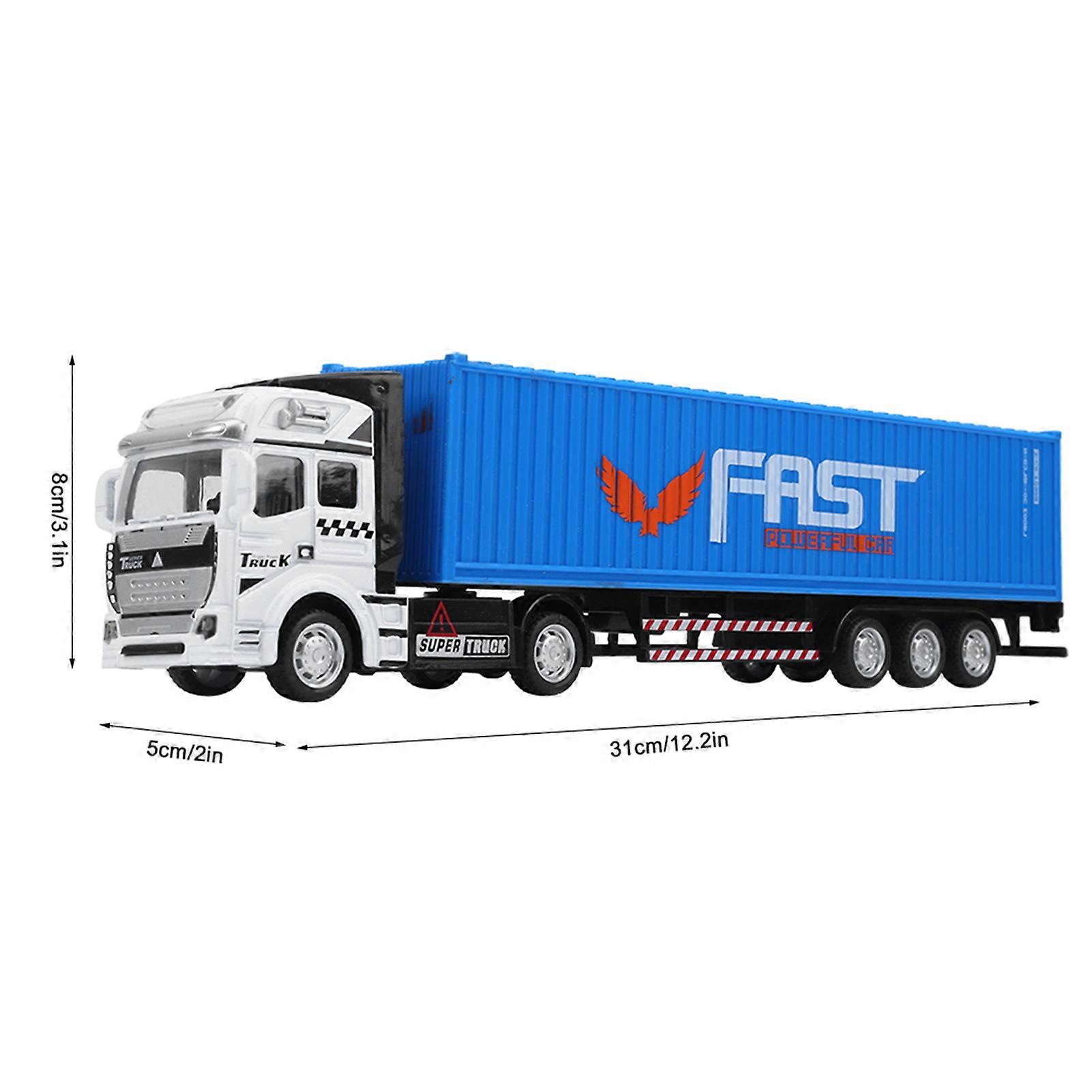 1: 48 Alloy Container Truck Model Toy Highly Simulation Children Car ...