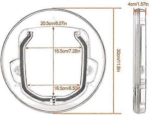 Pet Cat Flap Small Door For Dogs And Cats With 4 Locking Possibilities ...