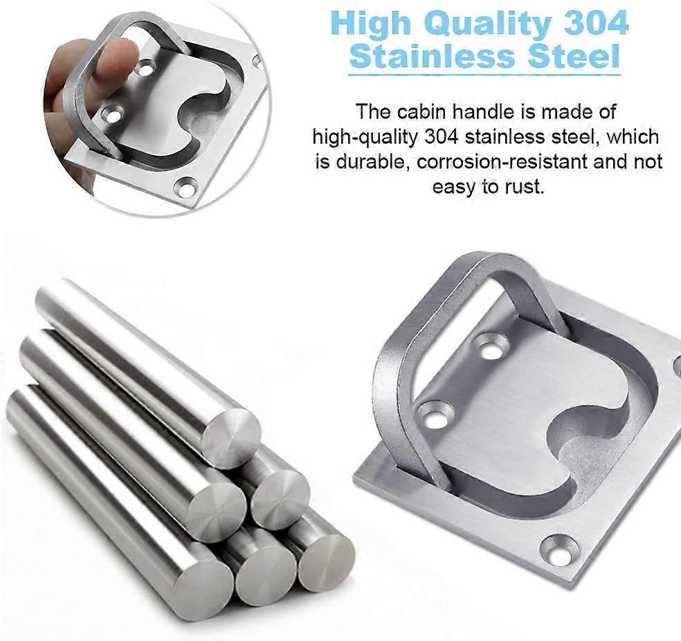 Recessed Drawer Handle Stainless Steel Marine Handle Recessed Hatch ...