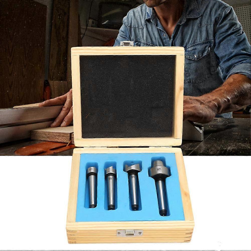 Stål træ drejebænk Live Center & Drive Spur Cup Arbor Set 4Pcs Tour ...