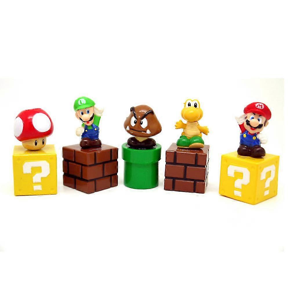 Super Mario Mini Figures Model Doll Collectible Toys Ornament Birthday ...